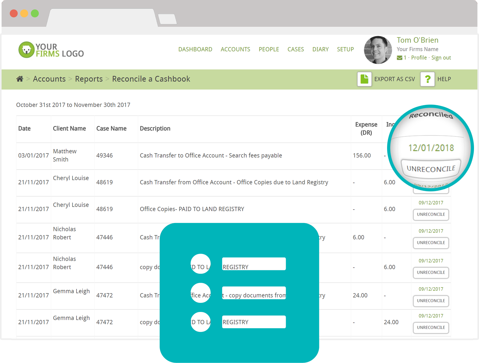 Client Accounting - Hoowla