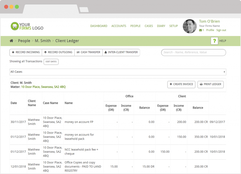 Client Accounting - Hoowla